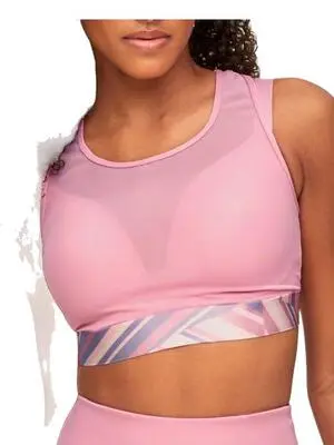 ADORE ME Micah High-impact Sports Bra - Stripe Pink