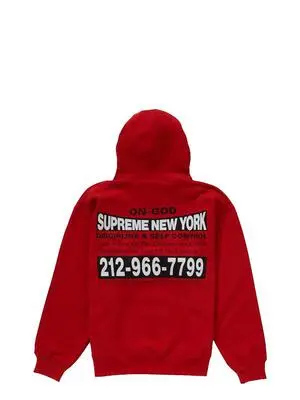 Supreme Hooded Sweatshirt Burnt Red