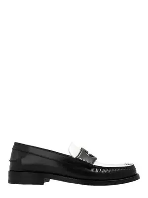 Gucci Interlocking G Loafers - Black/white