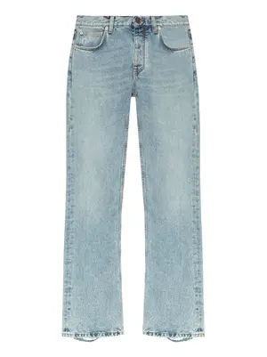Balenciaga Low Waist Denim Jeans - Clear Blue