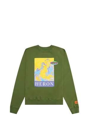 Heron Preston Os Heron Crewneck - Green