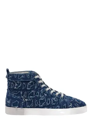 CHRISTIAN LOUBOUTIN Louis High-top Sneakers - Blue