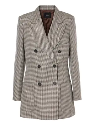 JOSEPH Mouline Leandre Wool-blend Blazer - White