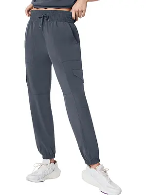 Spanx Spanx On The Move Cargo Jogger Pants Dark Storm
