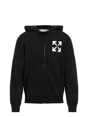 Off-White Slim Fit Zip-up Hoodie - Black