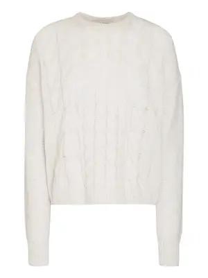 Autumn Cashmere Cable-knit Sweater - Off-white