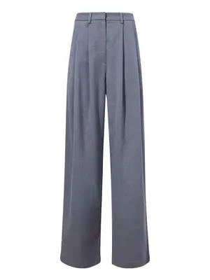 Proenza Schouler White Label Eleanor Wide Leg Trousers - Grey