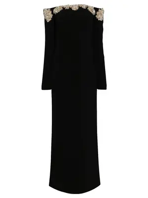 Costarellos Meline Gown - Black