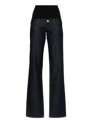 Coperni Jersey Hybrid Jeans - Blue