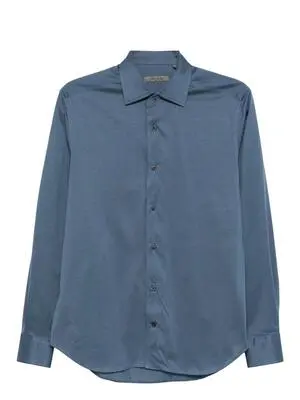 Corneliani Jersey Shirt - Blue