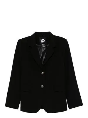 Dkny Twill Blazer - Black