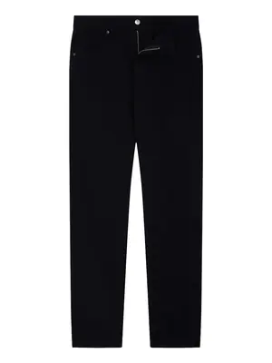 FURSAC Logo-embroidered Jeans - Black