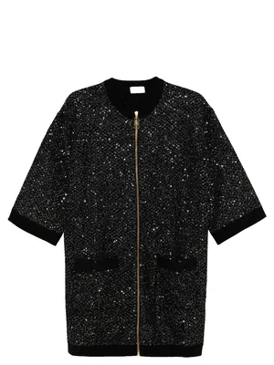 Elisabetta Franchi Sequin-embellished Mini Dress - Black