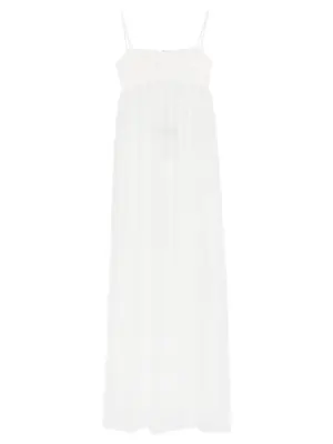 Jacquemus The Peplo Robe Dress - White
