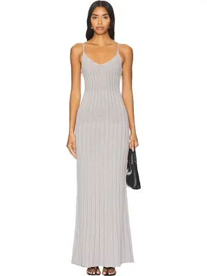 LOVERS AND FRIENDS Glora Maxi Dress - Grey