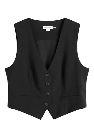 Good American Suiting Vest - Black