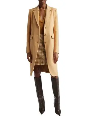 ST. JOHN St. John Collection Wool-Cashmere Blend Coat
