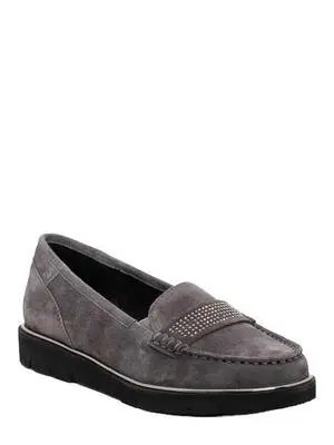 ARA Ara Daffodil Moc Toe Loafer Grey