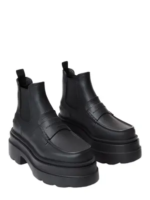 Alexander Wang Carter Panelled Leather Chelsea Boots - Black