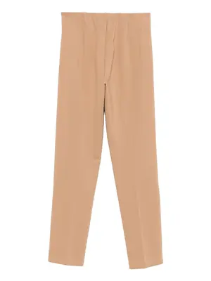 LE TRICOT PERUGIA Pressed-crease Trousers - Brown