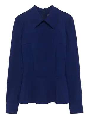 Chiara Boni La Petite Robe Asymmetric Blouse - Blue
