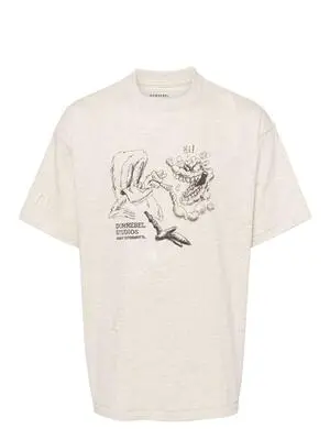 DOMREBEL Giggles T-shirt - Neutrals