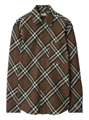 Burberry Vintage Check Cotton Shirt - Green