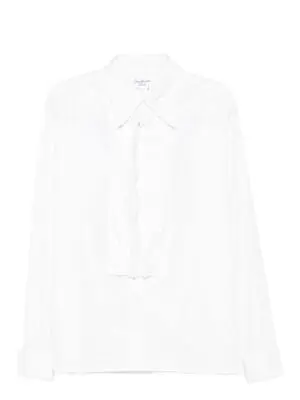 Yohji Yamamoto Pintuck-detail Shirt - White
