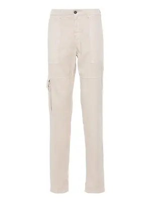 Eleventy Tapered-leg Cargo Trousers - Neutrals