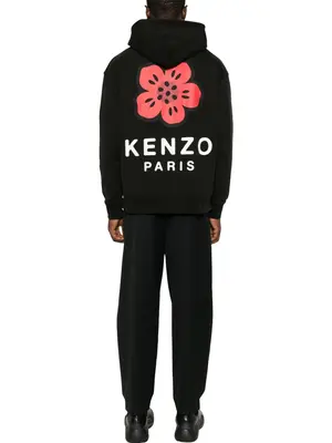 Kenzo Boke Flower Hoodie - Black