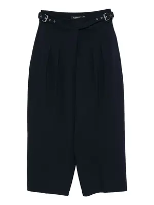 RALPH LAUREN Lauren Ralph Lauren Pleated Cropped Trousers