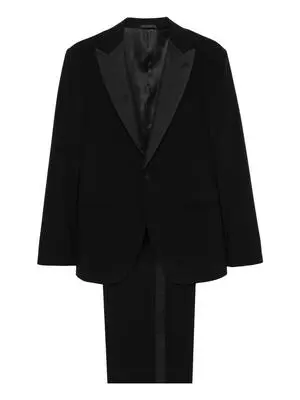 Giorgio Armani Single-breasted Suit - Black