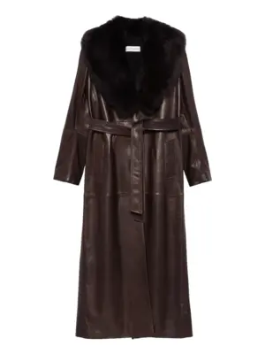 Nour Hammour-Nour Hammour Dakota Leather Coat
