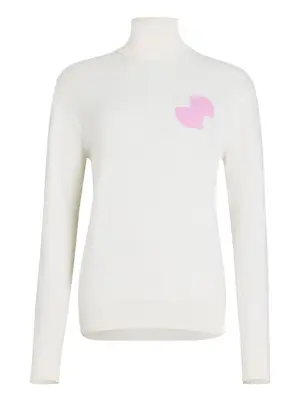 Patou Jp Roll-neck Sweater - White