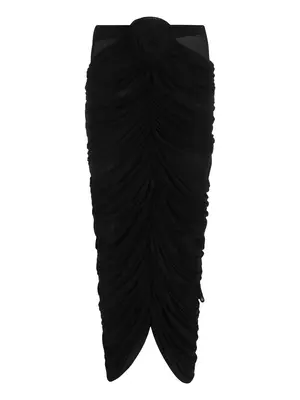 Magda Butrym Draped Skirt - Black