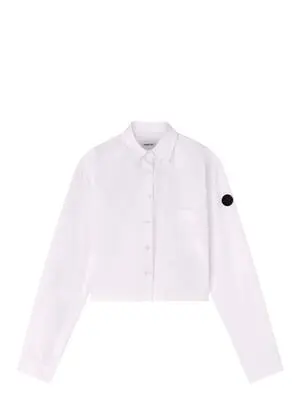 AMBUSH Cropped Poplin Shirt - White
