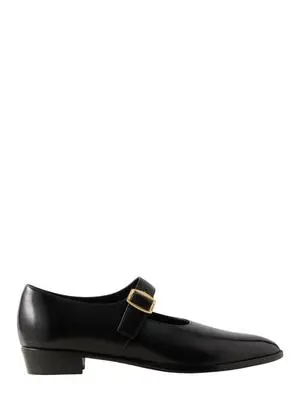 BALLY BALLY Gerwin Glossed-leather Mary Jane Flats