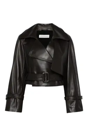 NOUR HAMMOUR Nour Hammour Hatti Leather Jacket