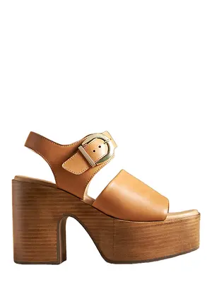 Seychelles Mosh Pit Platform Sandals Brown
