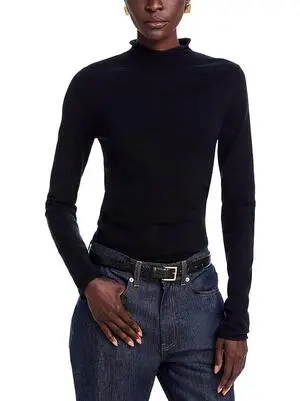 French Connection Cosysoft Mock Neck Sweater - Black