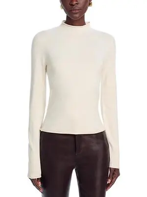 French Connection Cosysoft Mock Neck Sweater - Oatmeal Melange