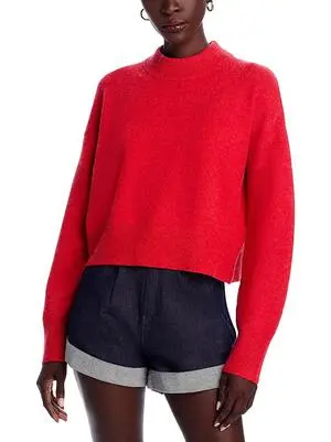 French Connection Vhari Crewneck Sweater Mars Red