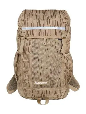 Supreme Logo Backpack - Tan Raindrop