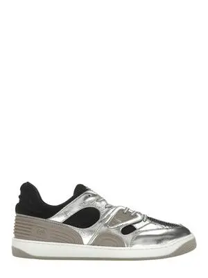 Gucci Basket Low-top Sneakers - Silver/black