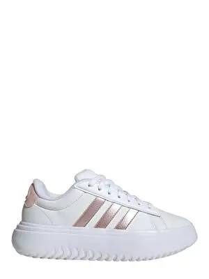 Adidas Grand Court Platform Sneakers - Cloud White/sandy Pink Met.