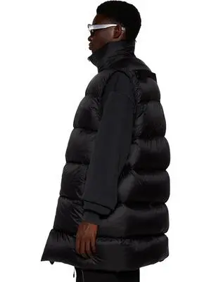 Rick Owens Flight Quilted Vest - Black