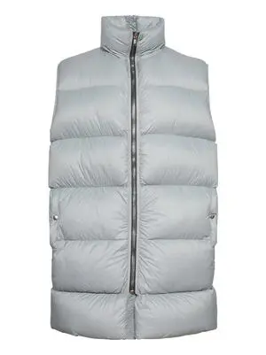 Rick Owens Flight Quilted Vest - Blue