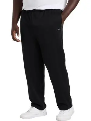 REEBOK Big & Tall Performance Athletic-fit Joggers - Black