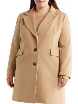 Fleurette Charlie Wool Coat - Camel