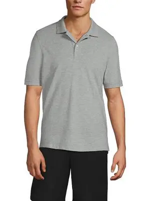 LANDS' END School Uniform Young Short Sleeve Mesh Polo Shirt